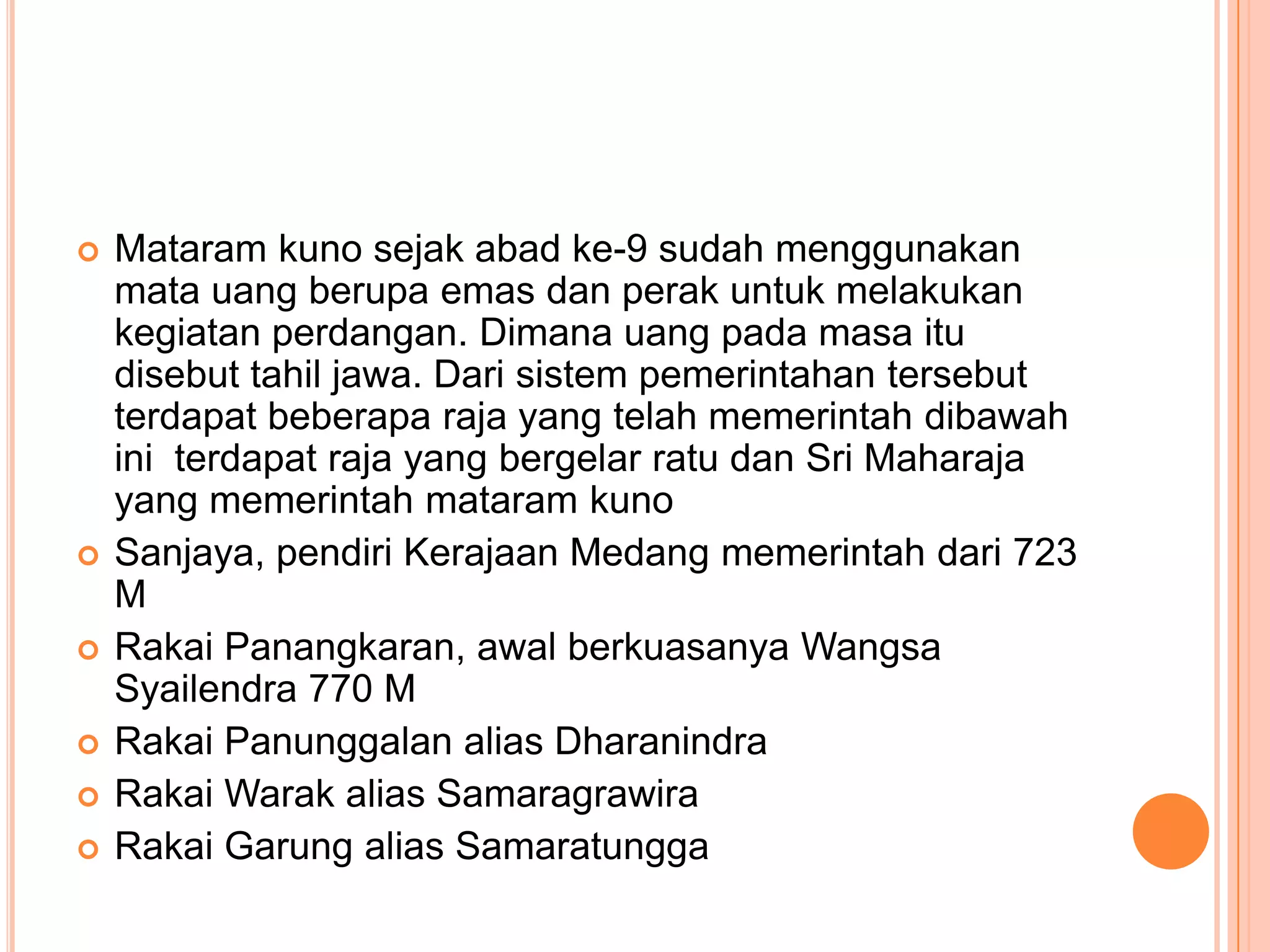 Kerajaan mataram kuno 1 | PPTX