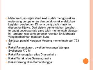 Kerajaan mataram kuno 1 | PPTX