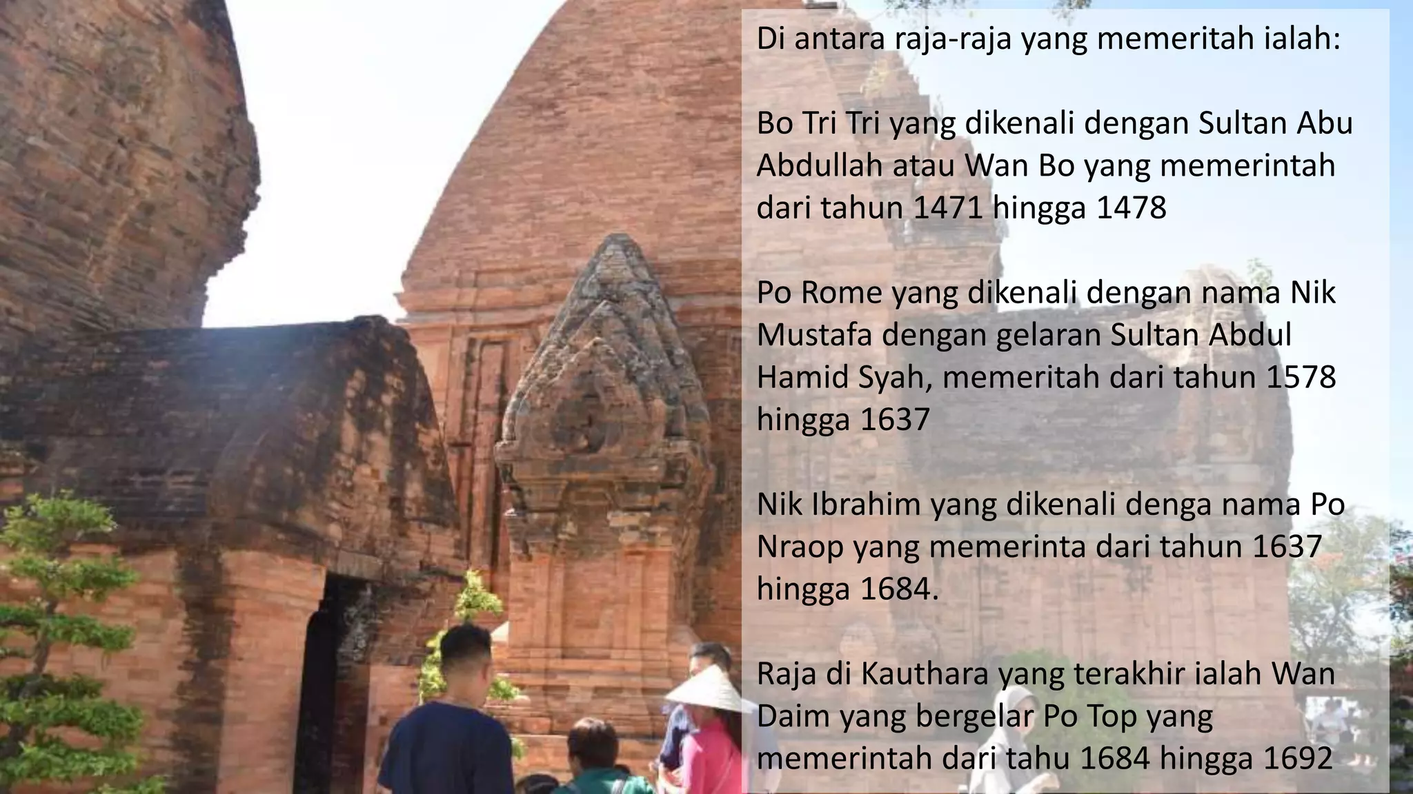 Kerajaan Melayu Champa Nha Trang | PPTX