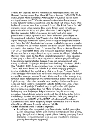 Kerajaan muna | DOCX