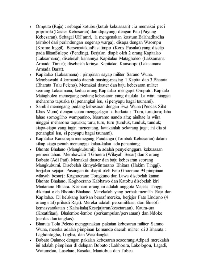 Kerajaan muna | DOCX