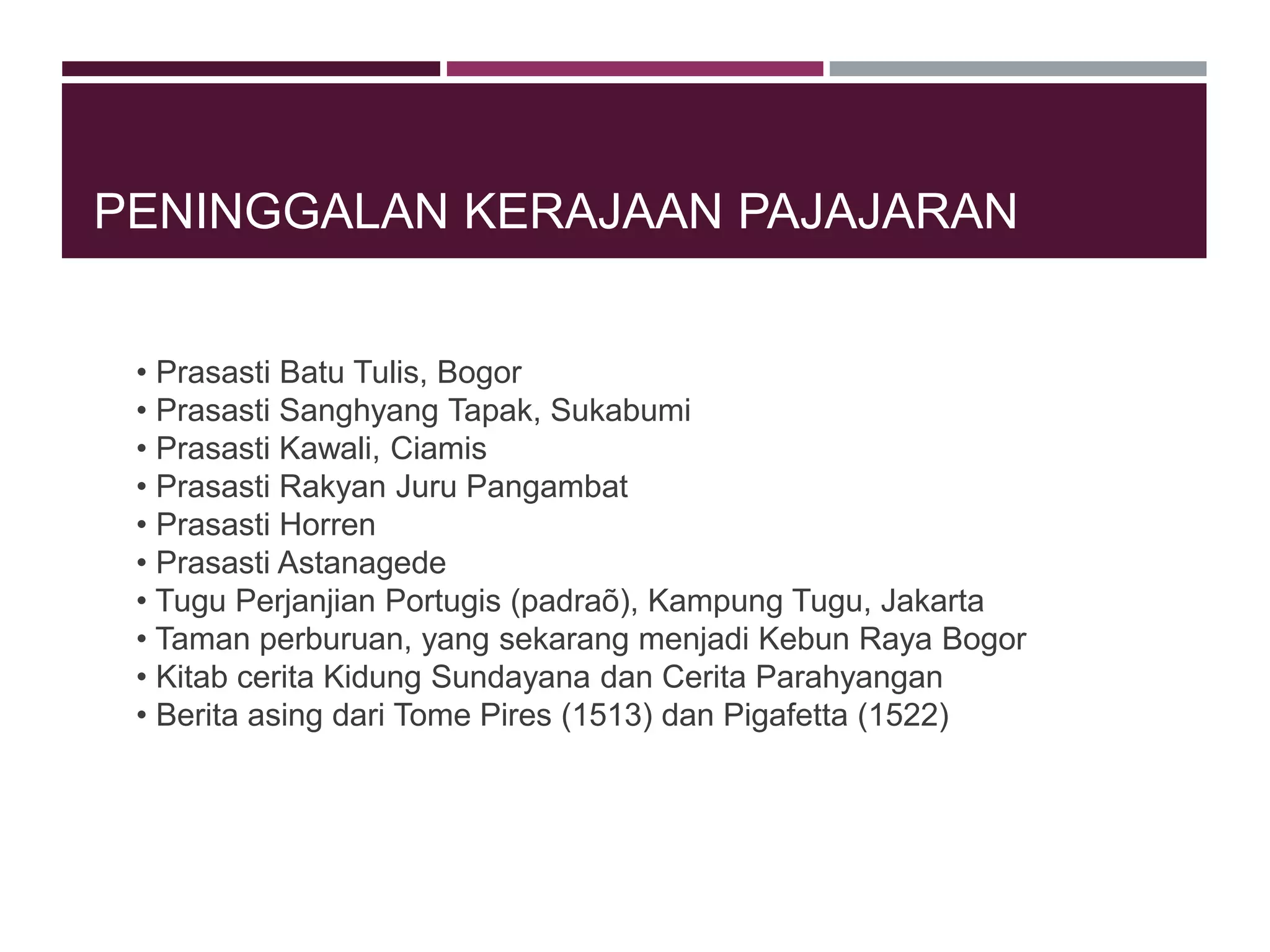 Kerajaan pajajaran | PPTX