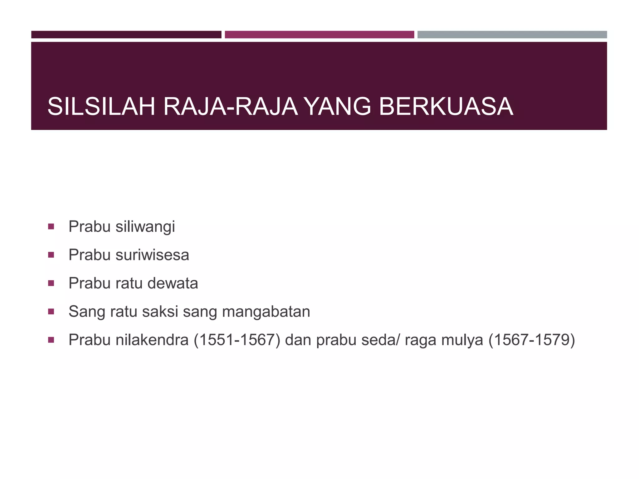 Kerajaan pajajaran | PPTX