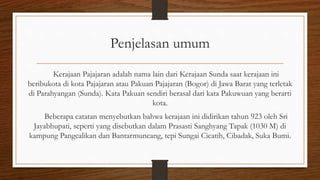 Kerajaan pajajaran | PPTX