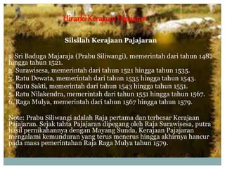 Kerajaan pajajaran | PPTX