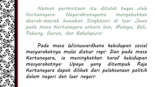 Kerajaan singasari; | PPTX