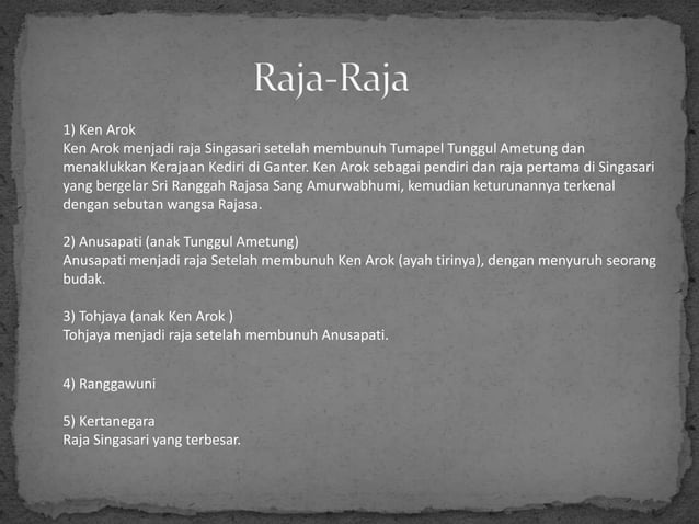 Kerajaan singasari (1) | PPTX