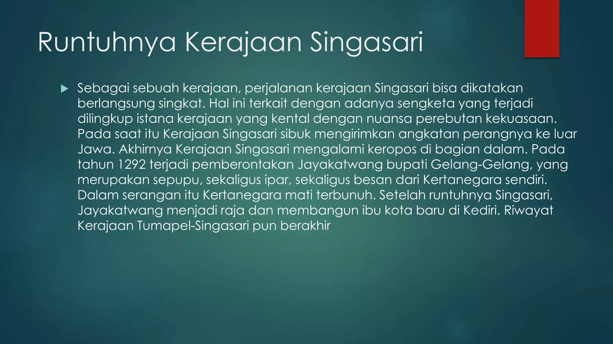 Kerajaan singasari | PPT