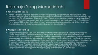 Kerajaan singasari | PPTX