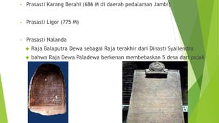 Sejarah Indonesia SMA Kelas X - Kerajaan Sriwijaya dan Kerajaan ...
