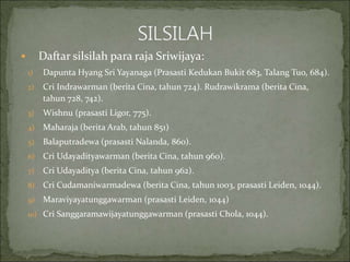 Kerajaan_sriwijaya sejarah hindu buddha di Indonesia | PPT