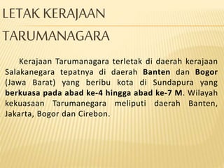 Kerajaan Tarumanagara | PPTX