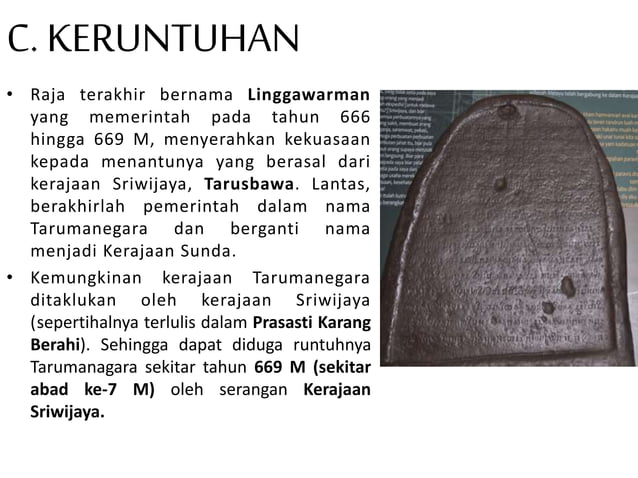 Kerajaan Tarumanagara | PPT