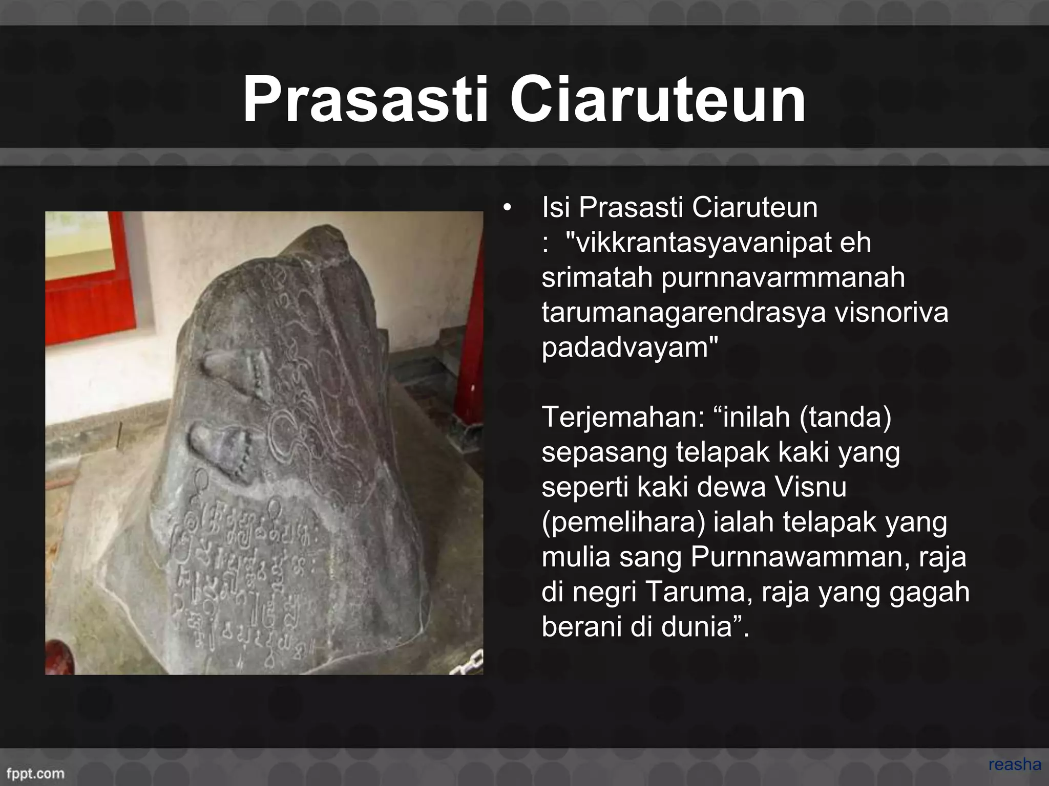 Kerajaan Tarumanegara | PPTX