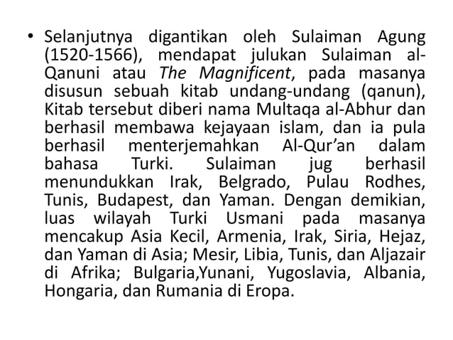 Kerajaan turki usmani | PPTX