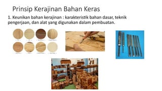 kerajinan bahan keras pertemuan 1.pptx kelas 9 | PPTX