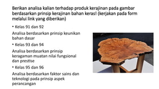 kerajinan bahan keras pertemuan 2.pptx kelas 9 | PPT