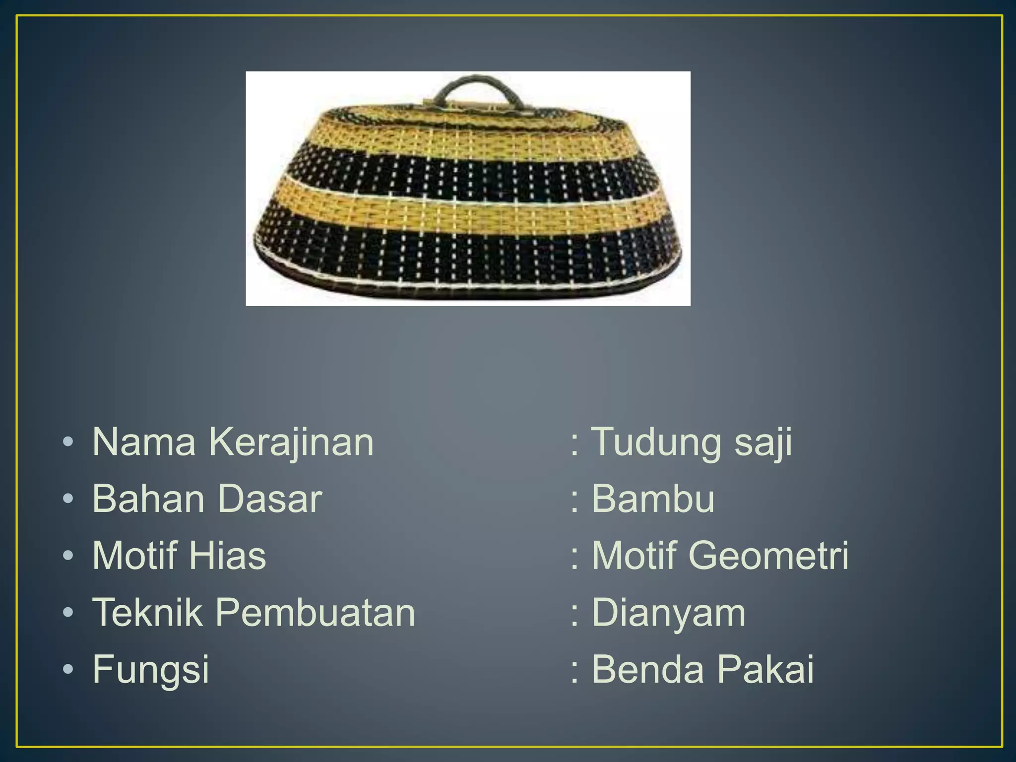 Kerajinan dari bahan keras | PPTX