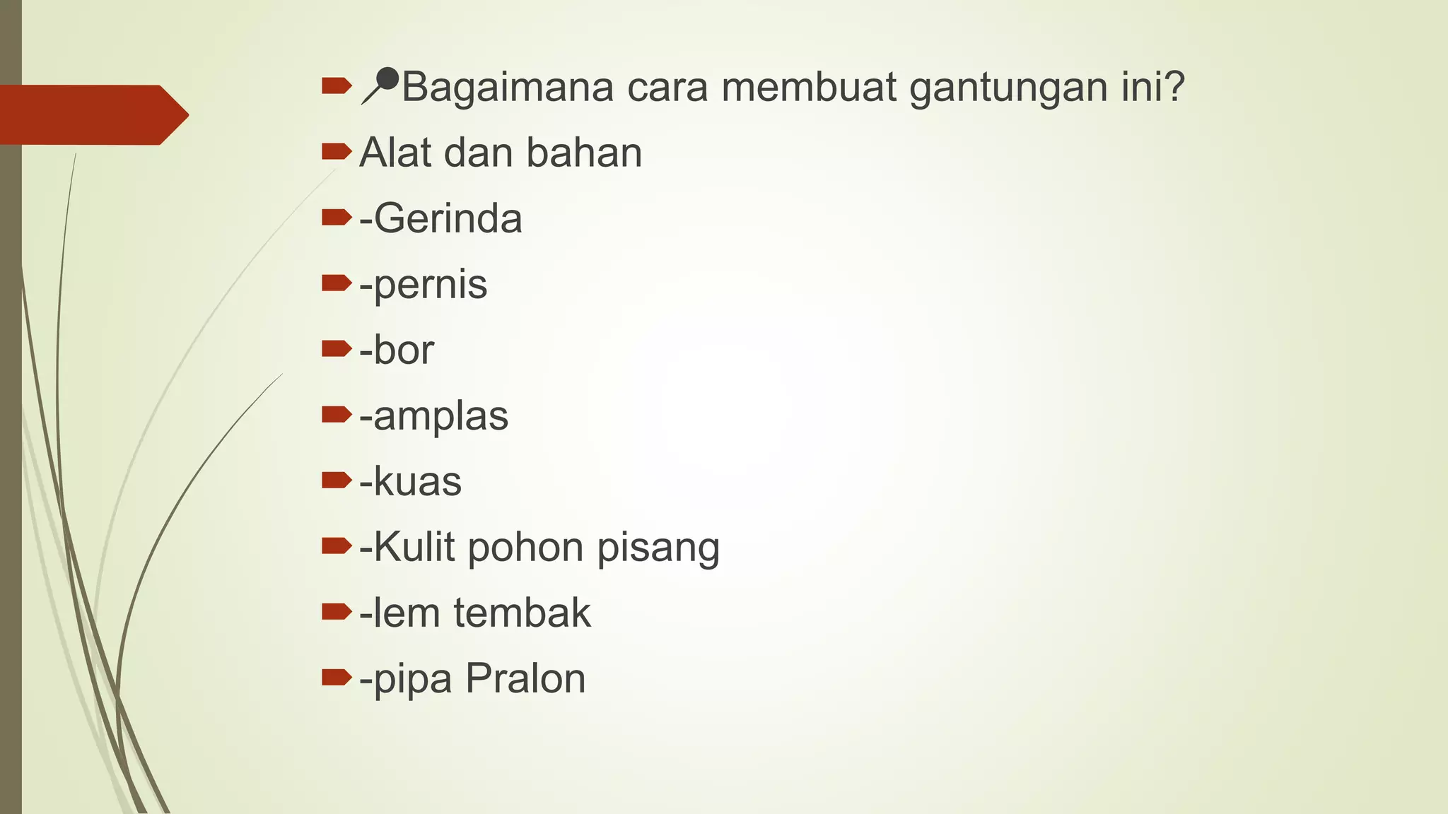 Kerajinan kwu hiasan | PPT