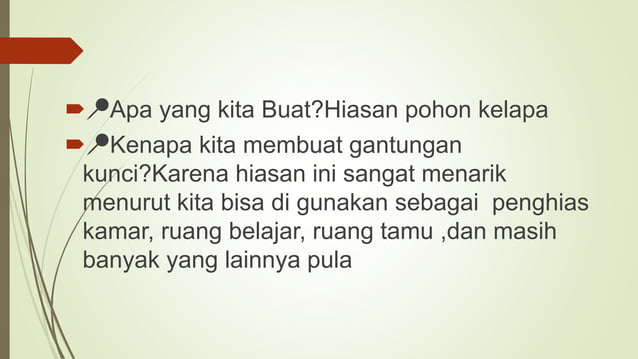 Kerajinan kwu hiasan | PPT