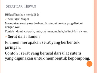 Kerajinan serat | PPTX
