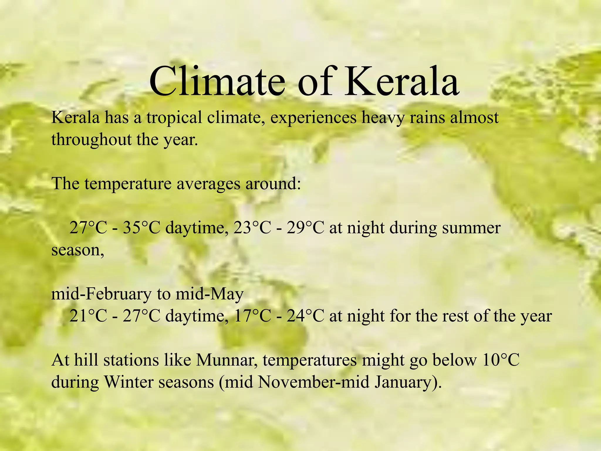 Kerala God's Own Country | PPTX