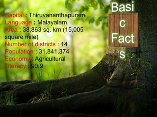 Kerala God's Own Country | PPTX