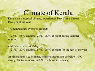Kerala God's Own Country | PPTX