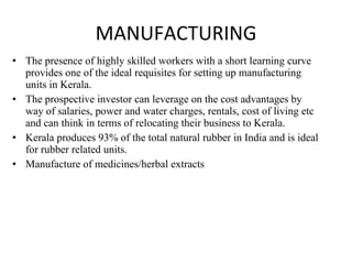 Kerala an-investment_destination | PPT | Asia Travel | Travel Locations