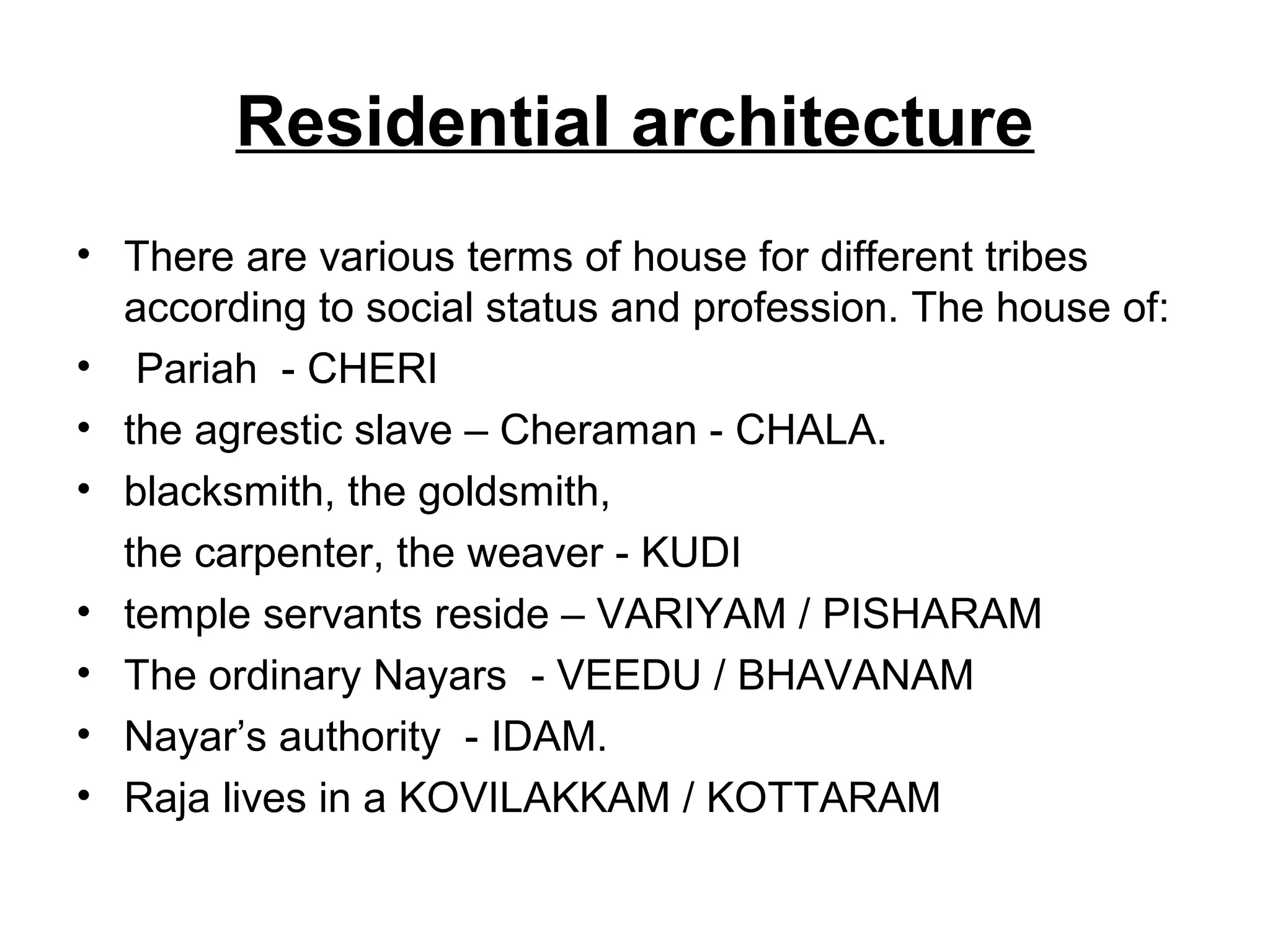 Kerala architecture | PPT