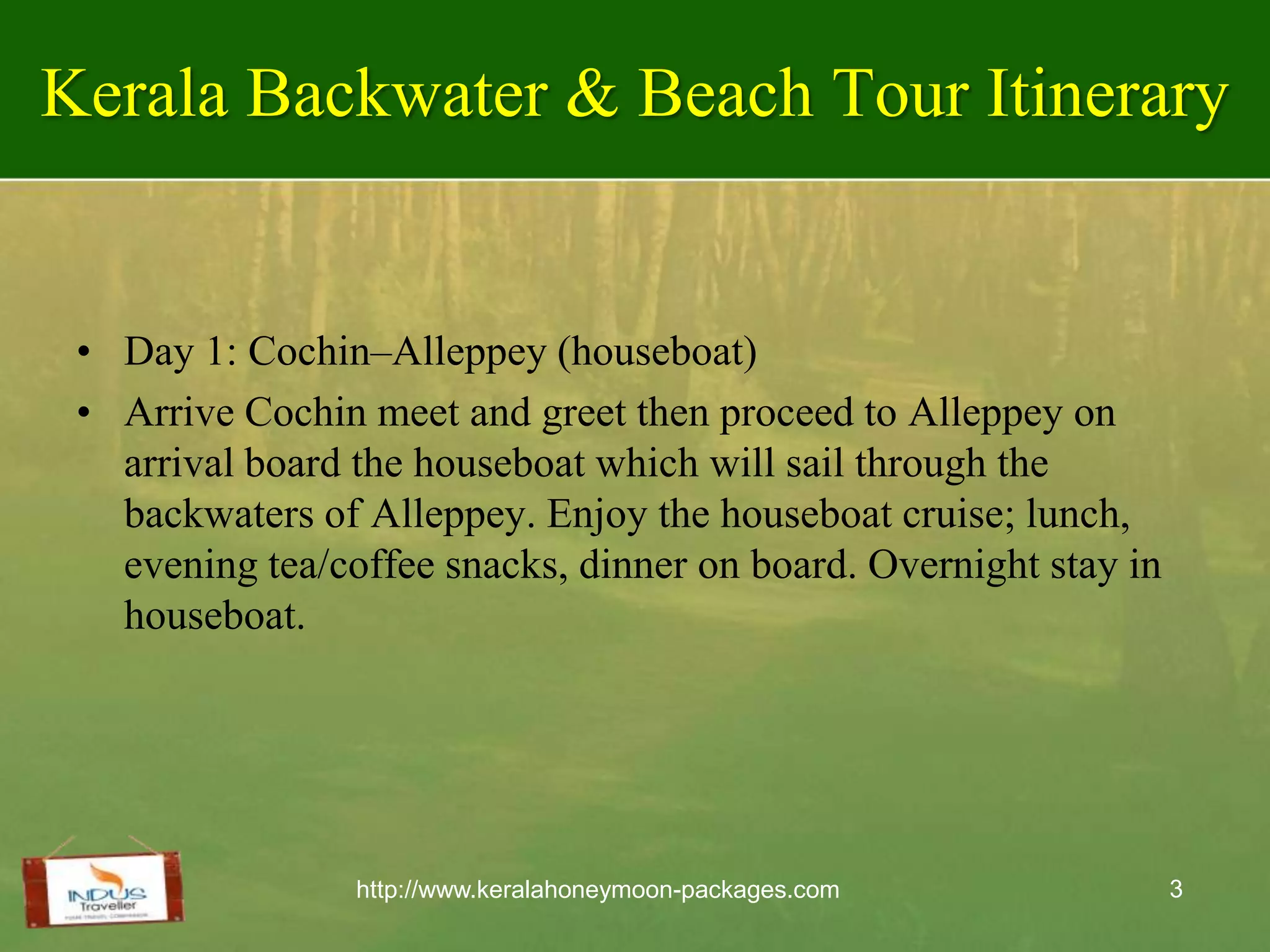 Kerala Backwater & Beach | PPTX