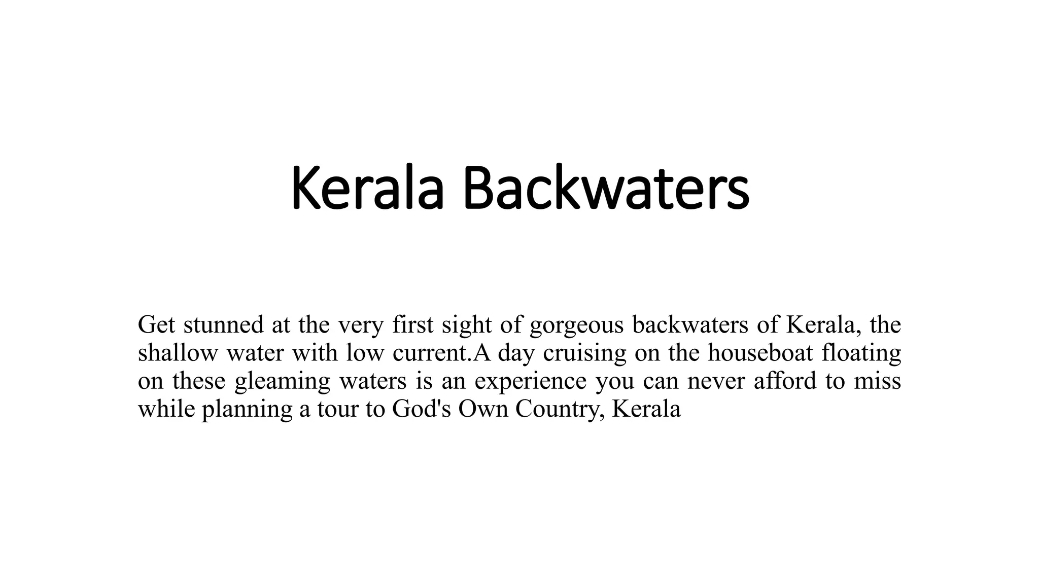 Kerala Backwaters.pptx