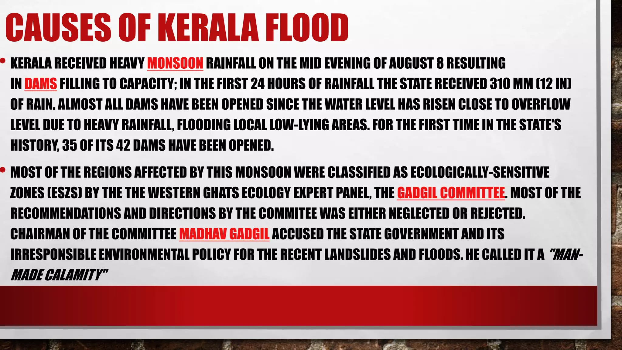 Kerala Flood August 2018 Pptx