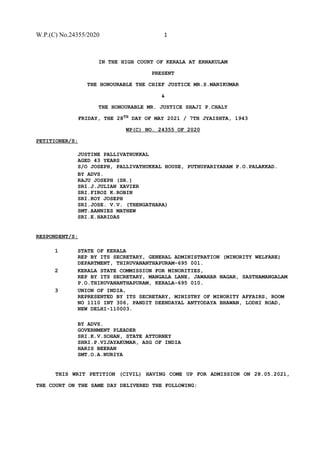 Kerala hc judgment | PDF