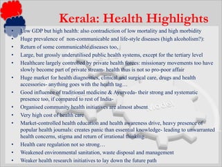 Kerala health model | PPTX