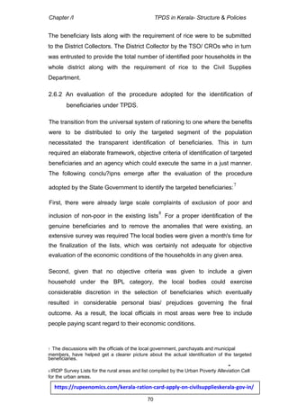 Kerala ration card | DOC