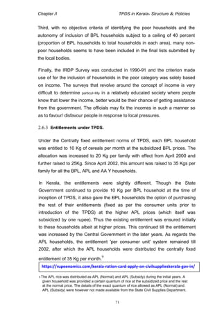 Kerala ration card | DOC