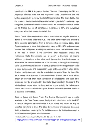 Kerala ration card | DOC