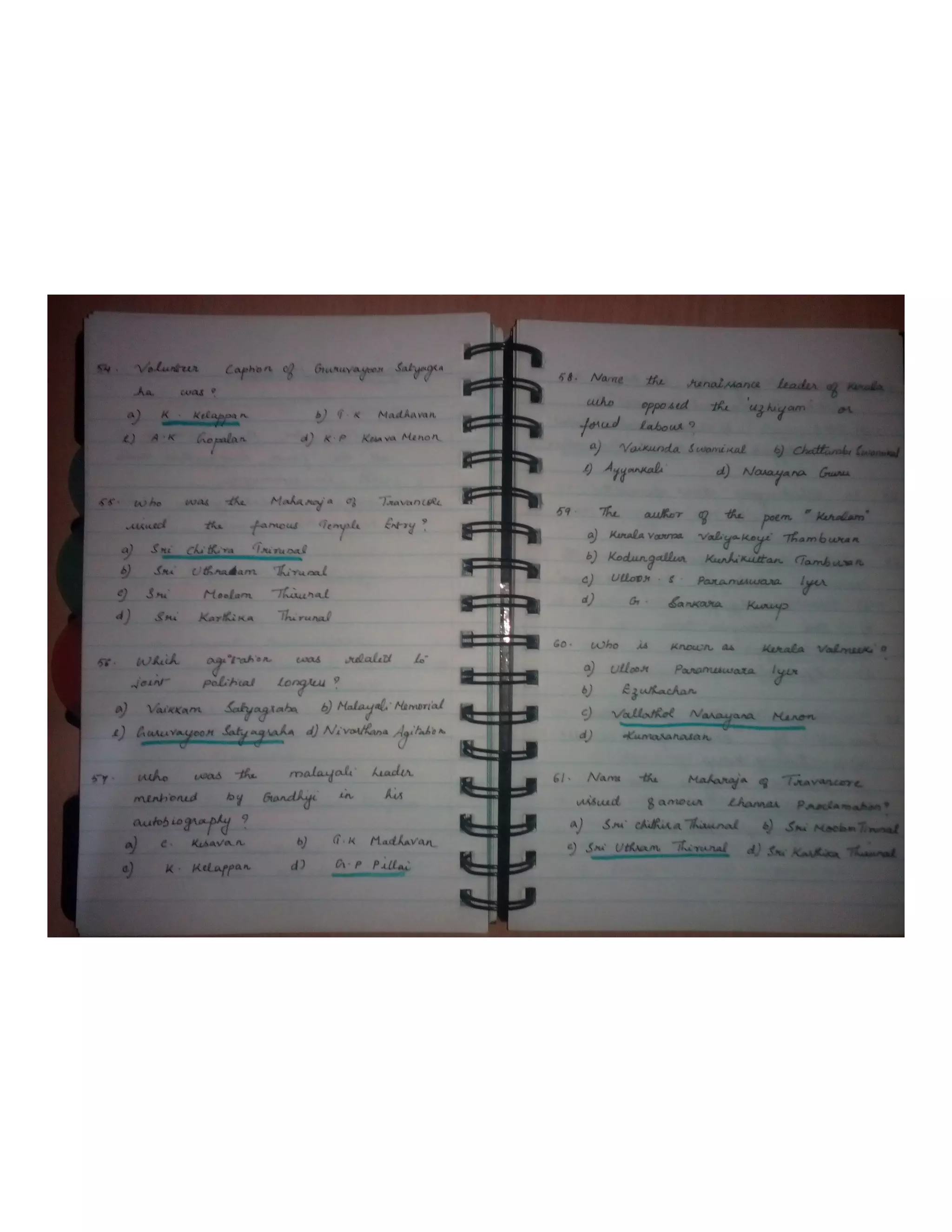 HSST Computer Science Kerala renissance Part 2 | PDF