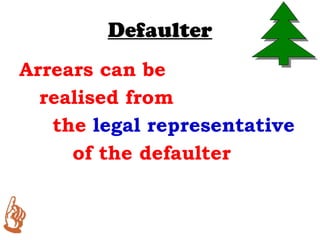 Kerala revenue recovery act 1968 | PPT