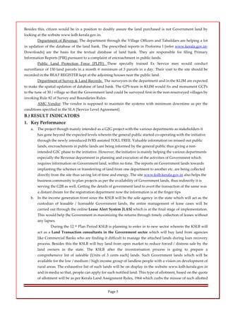 Kerala State Land Bank Project- Case study | PDF