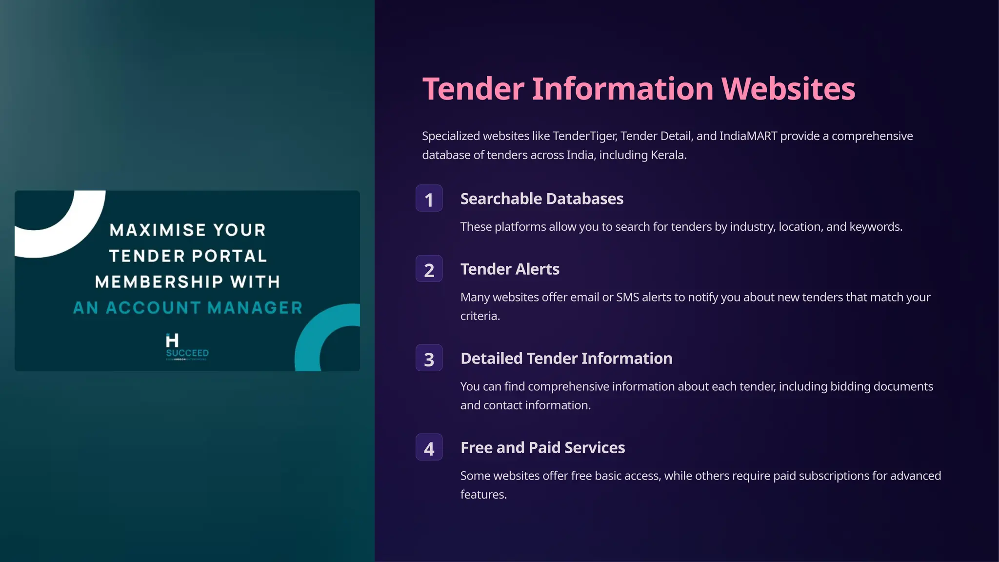 "Kerala Tender News: Government Projects" | PPTX