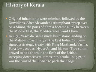 Kerala tourism | PPTX