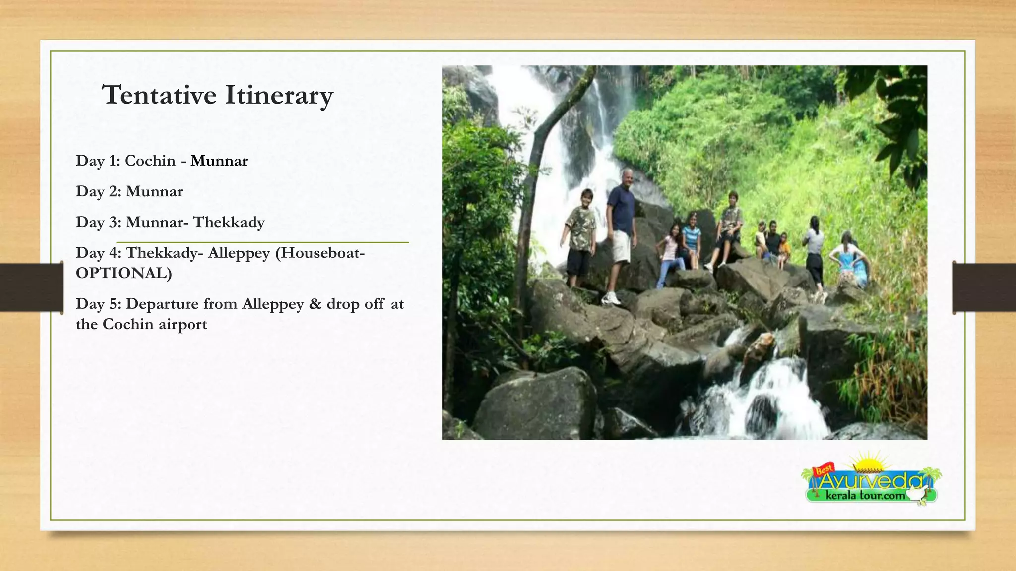 Kerala Tour Package 4N 5D | PPTX