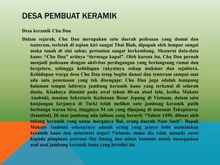 Keramik Vietnam | PPTX