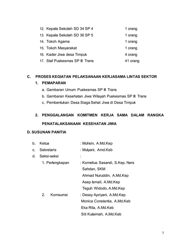 Kerangka acuan | PDF