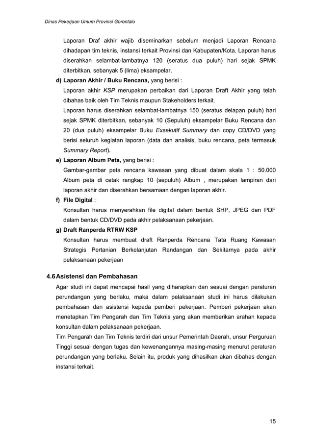 Kerangka acuan kerja | PDF