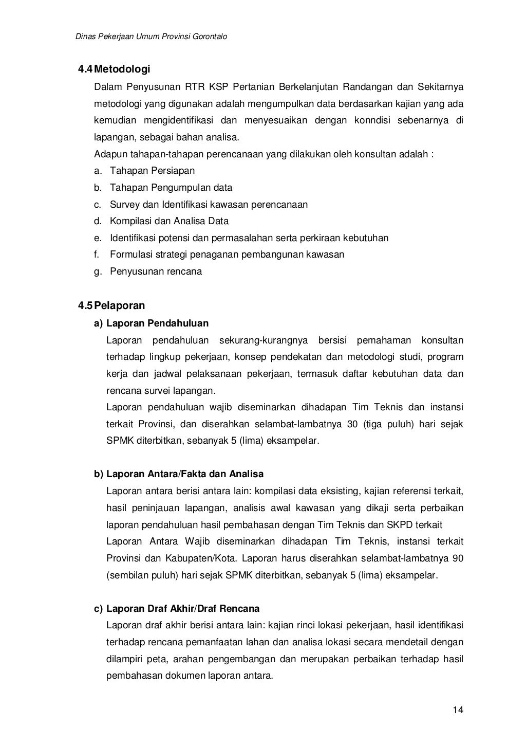 Kerangka acuan kerja