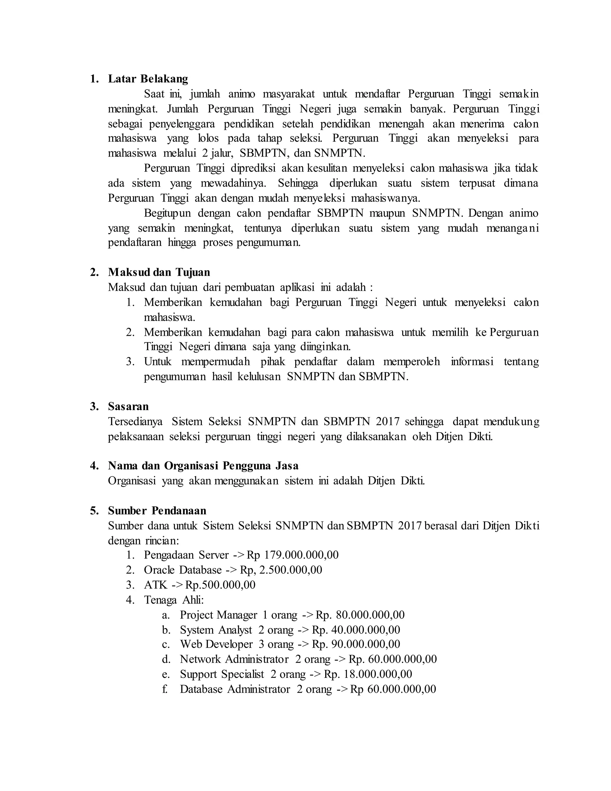 Kerangka acuan kerja | DOCX