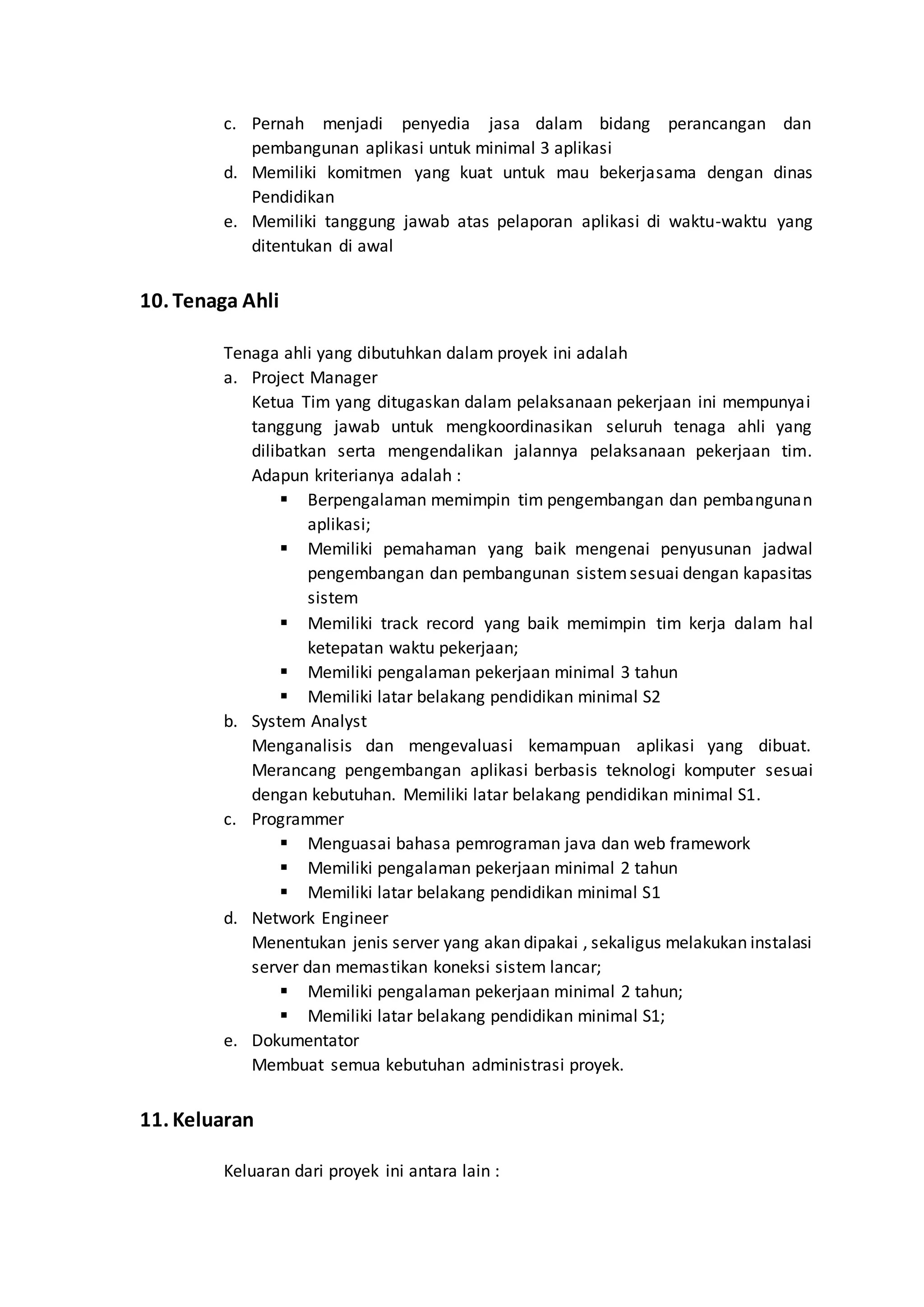 Kerangka acuan kerja | DOCX